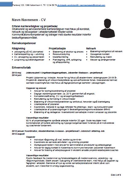 6 gratis CV-skabeloner og eksempler